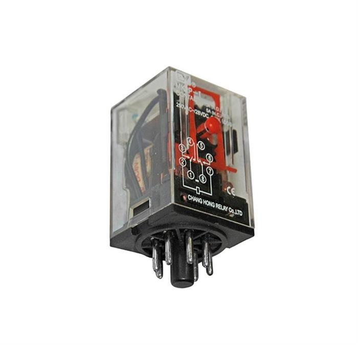 Releu intermediar - 24V AC - 8 picioare :: dablerom